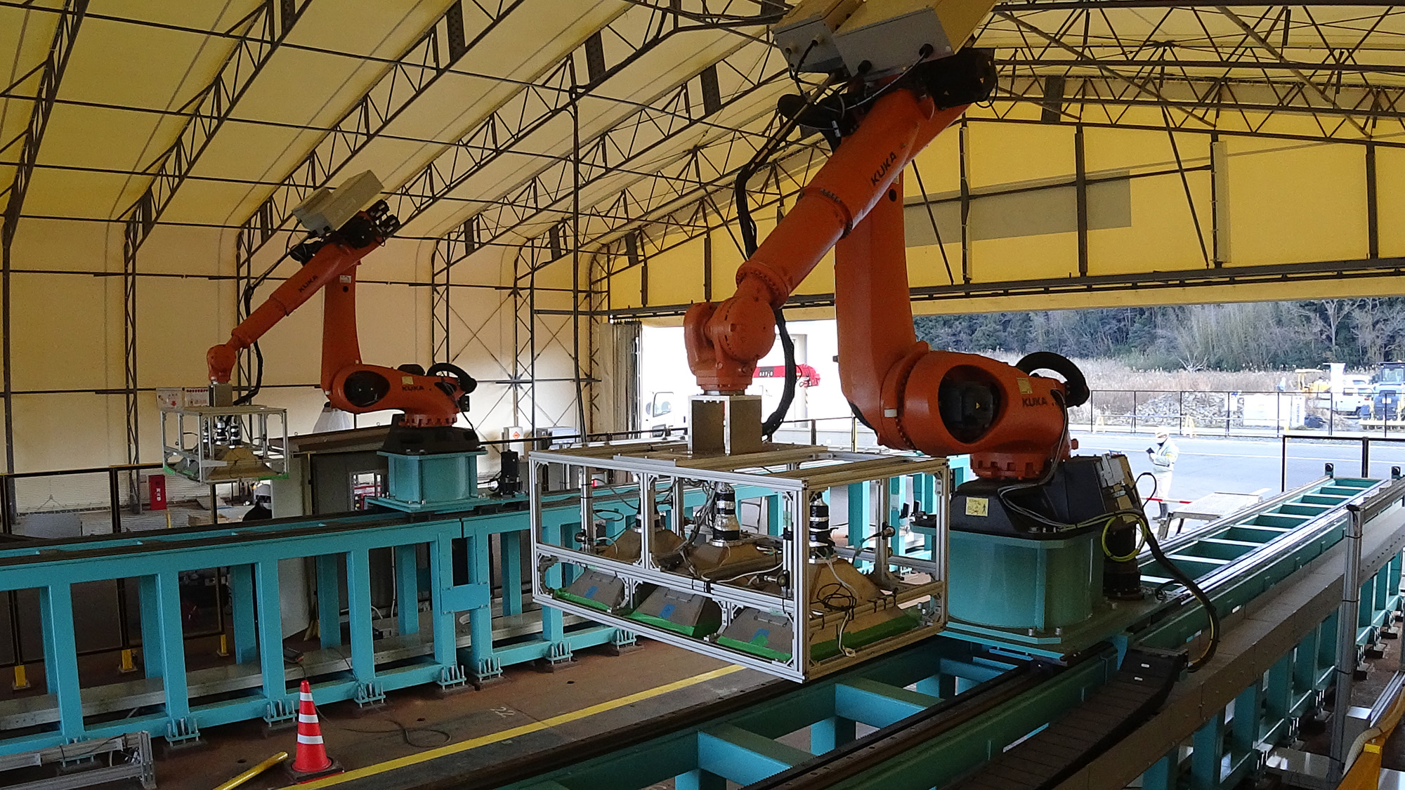 車両スクリーニング装置の各種実証試験を開始しました | FUTABA ROBOT